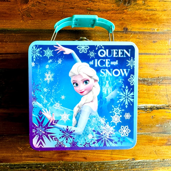 Disney | Accessories | Frozen Elsa Tin Purse Or Lunchbox | Poshmark